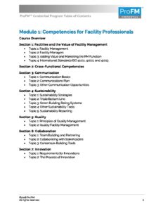 ProFM-Credential-Program_TOC-mod1 - FM College