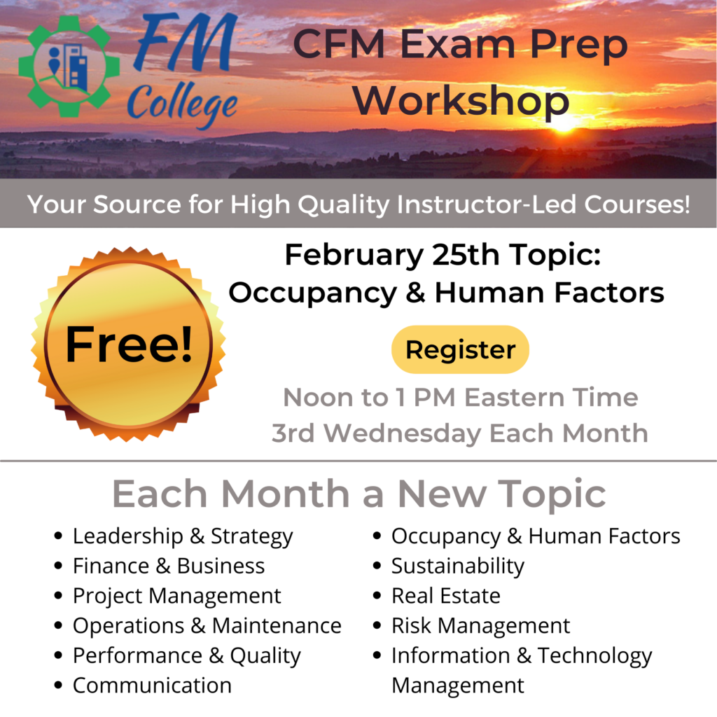 FREE: CFM Exam Prep Workshop - FM College